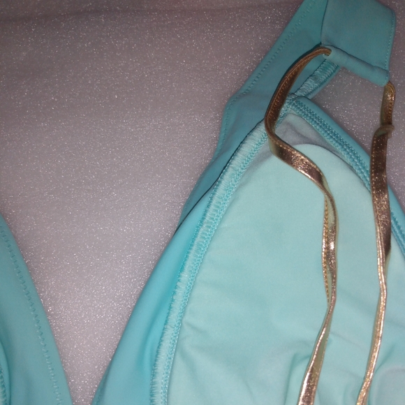 Hop Lun | Swim | Bikini Top Turquoise S | Poshmark
